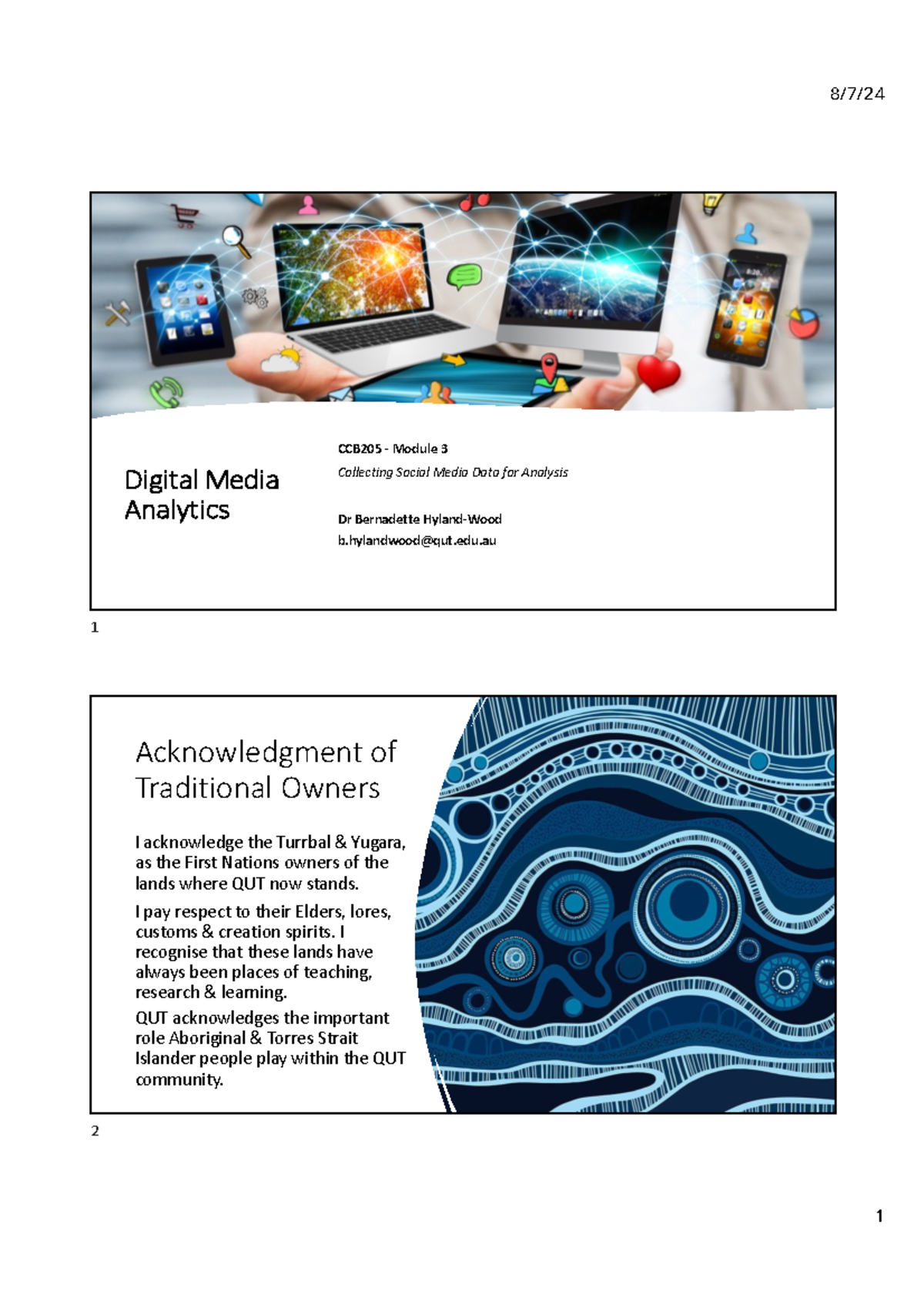 Module 3 - Digital Media Analytics (handout) - Digital Media Analytics ...