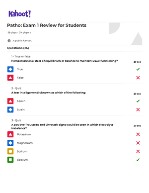 Patho Final Exam Review Part 2 - Details - Kahoot - Patho Final Exam ...