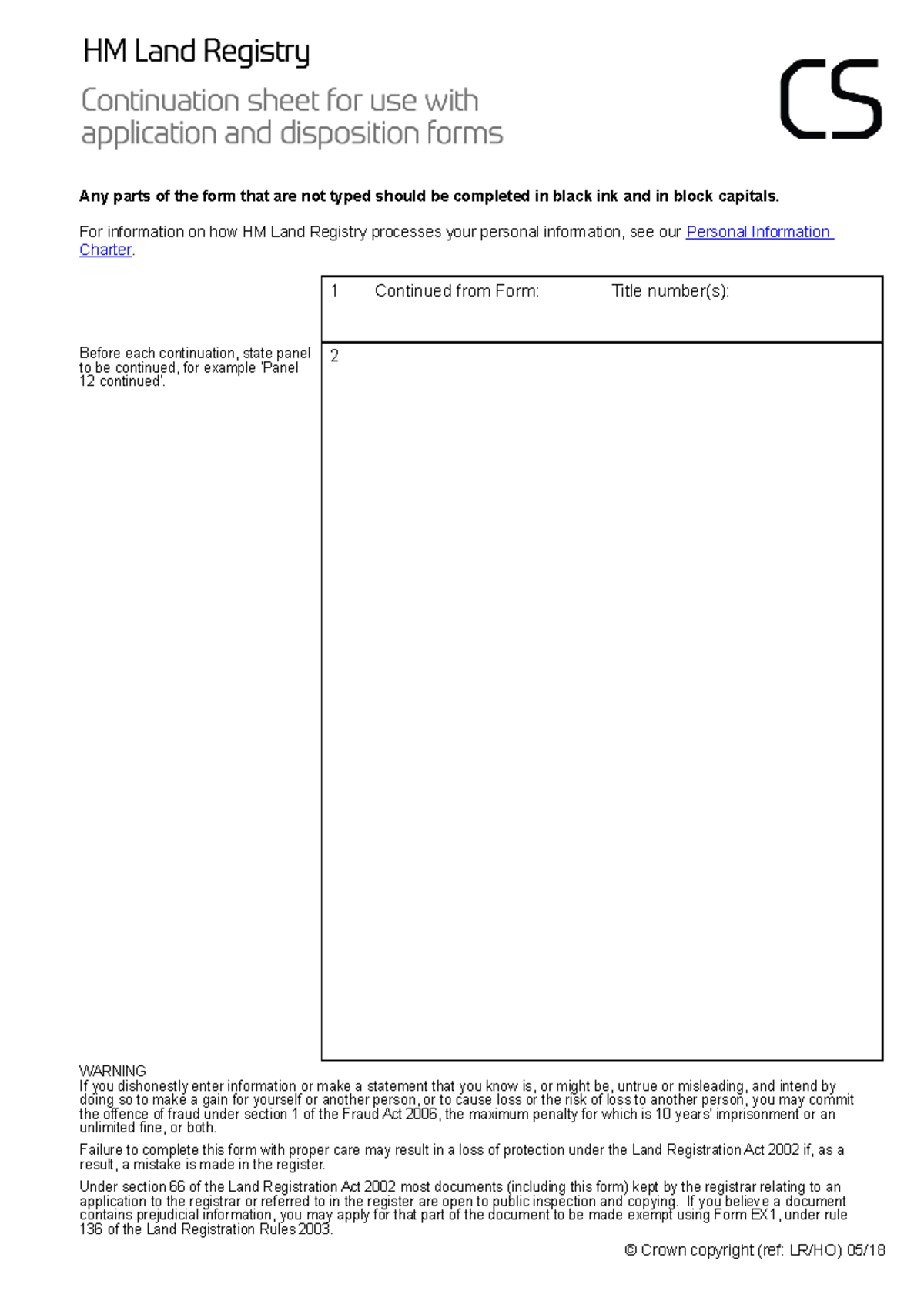 CS 2018-05-25 - content - Any parts of the form that are not typed ...