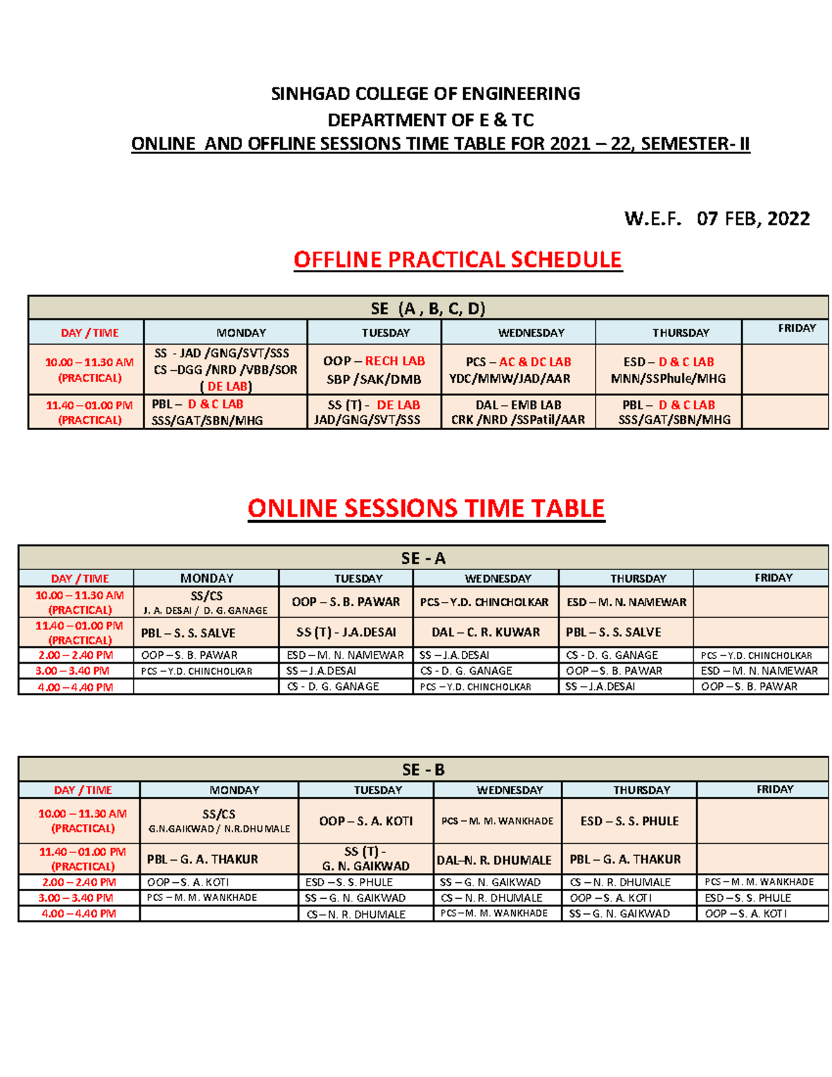 TIME Table 3rd SEM E TC 0000 SINHGAD COLLEGE OF ENGINEERING time-table-3rd-sem-e-tc-0000-sinhgad-college-of-engineering