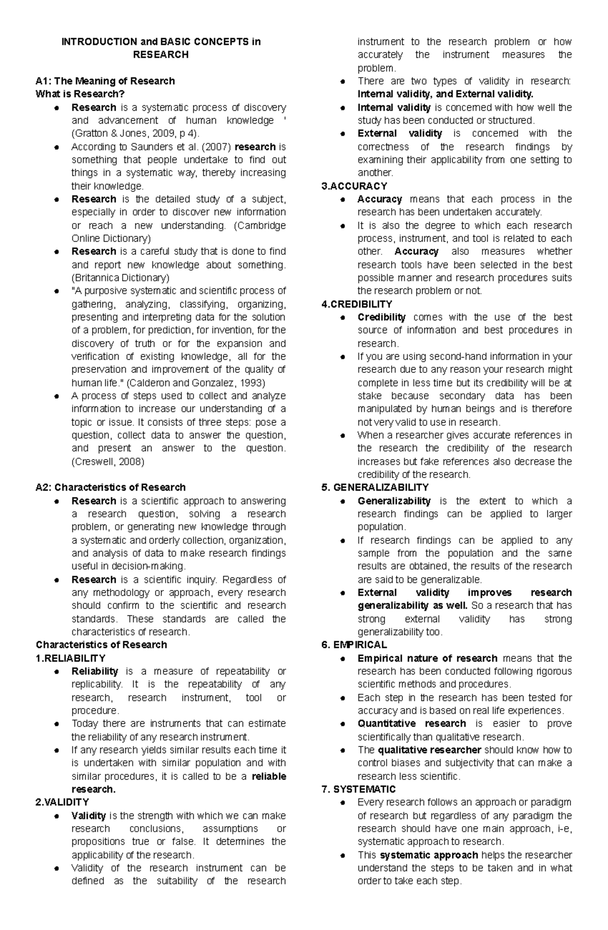 Research- Handout-A - INTRODUCTION and BASIC CONCEPTS in RESEARCH A1 ...