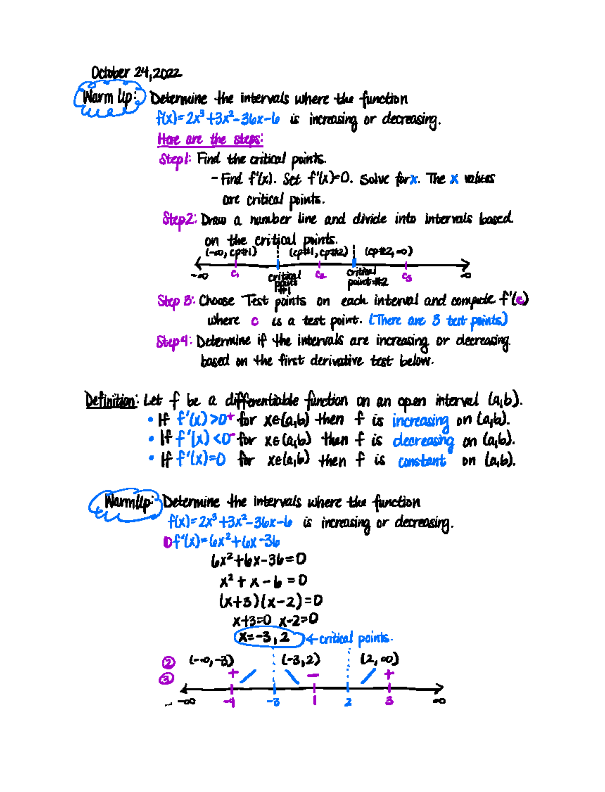 Section 4.6 notes - For Ms. Walkers Calculus 1 class - CMAT 111H - Studocu