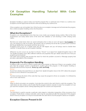 C# Program Structure And Basic Syntax - We wrote this program to print ...