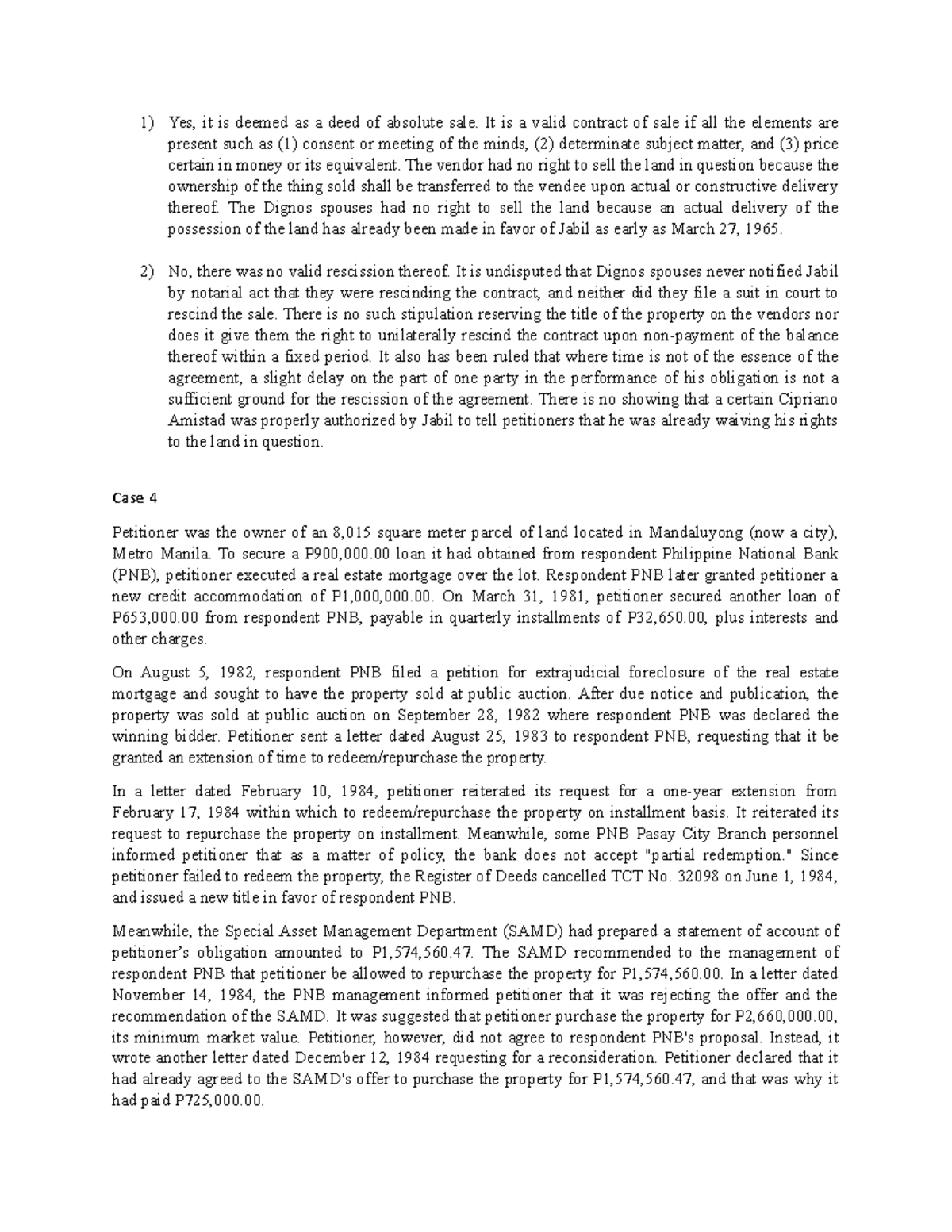 Yes - Hope this can help :) - Yes, it is deemed as a deed of absolute ...