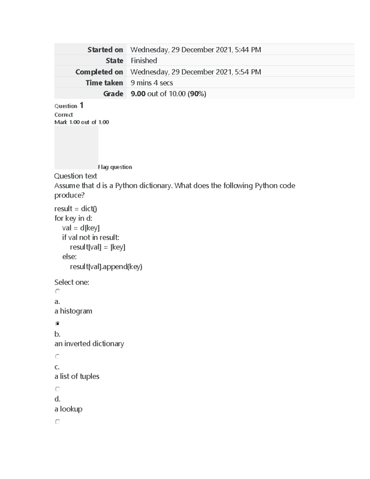 CS 1101 - Wk # 7 Self Quiz - This is the document containing self quiz of Unit 7, CS 1101 ...