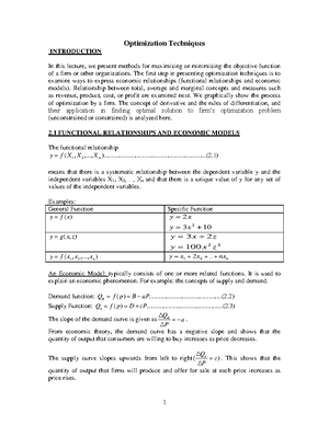 3 Economic models - Economic models Meaning and importance The most ...
