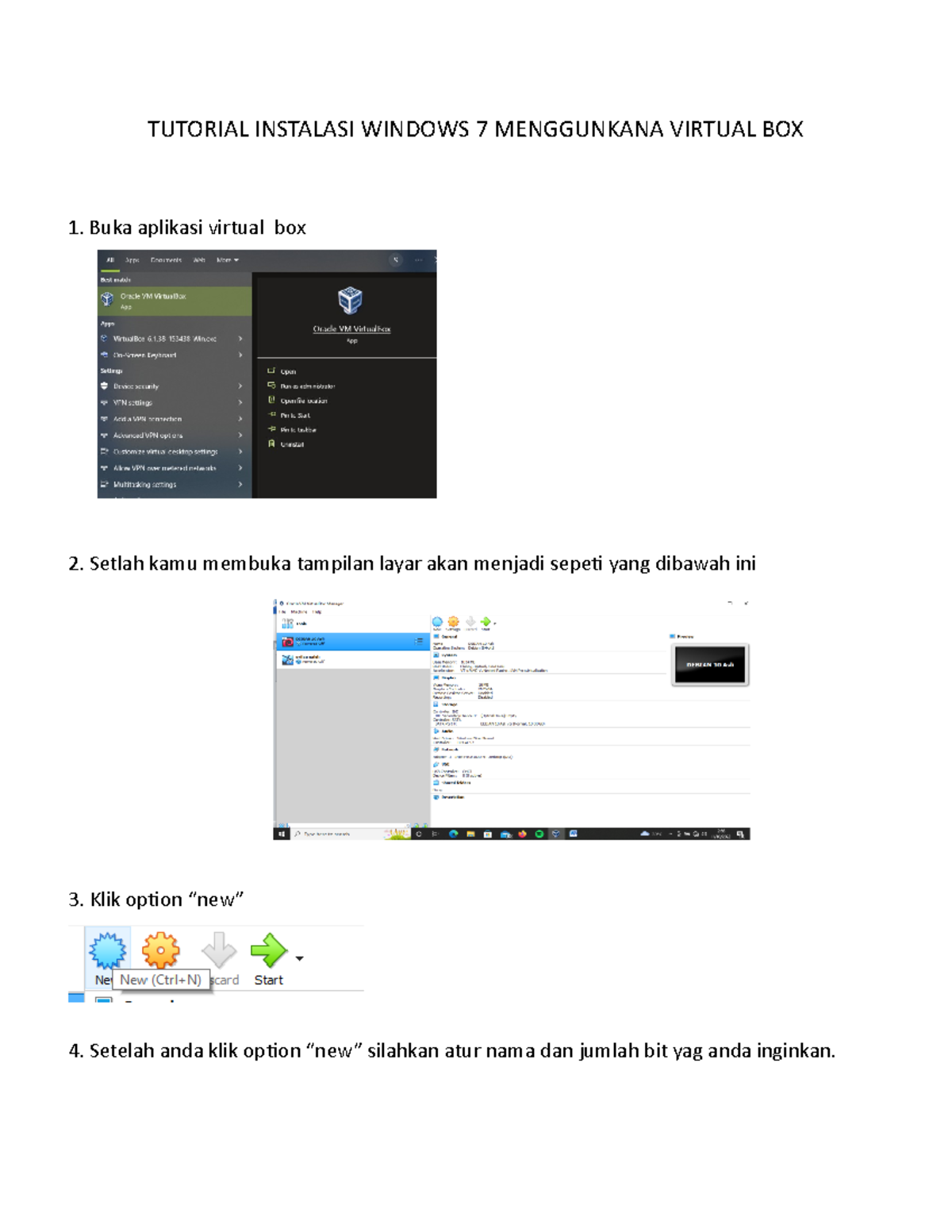 Tutorial Instalasi Windows 7 Menggunkana Virtual BOX - TUTORIAL INSTALASI WINDOWS 7 MENGGUNKANA ...