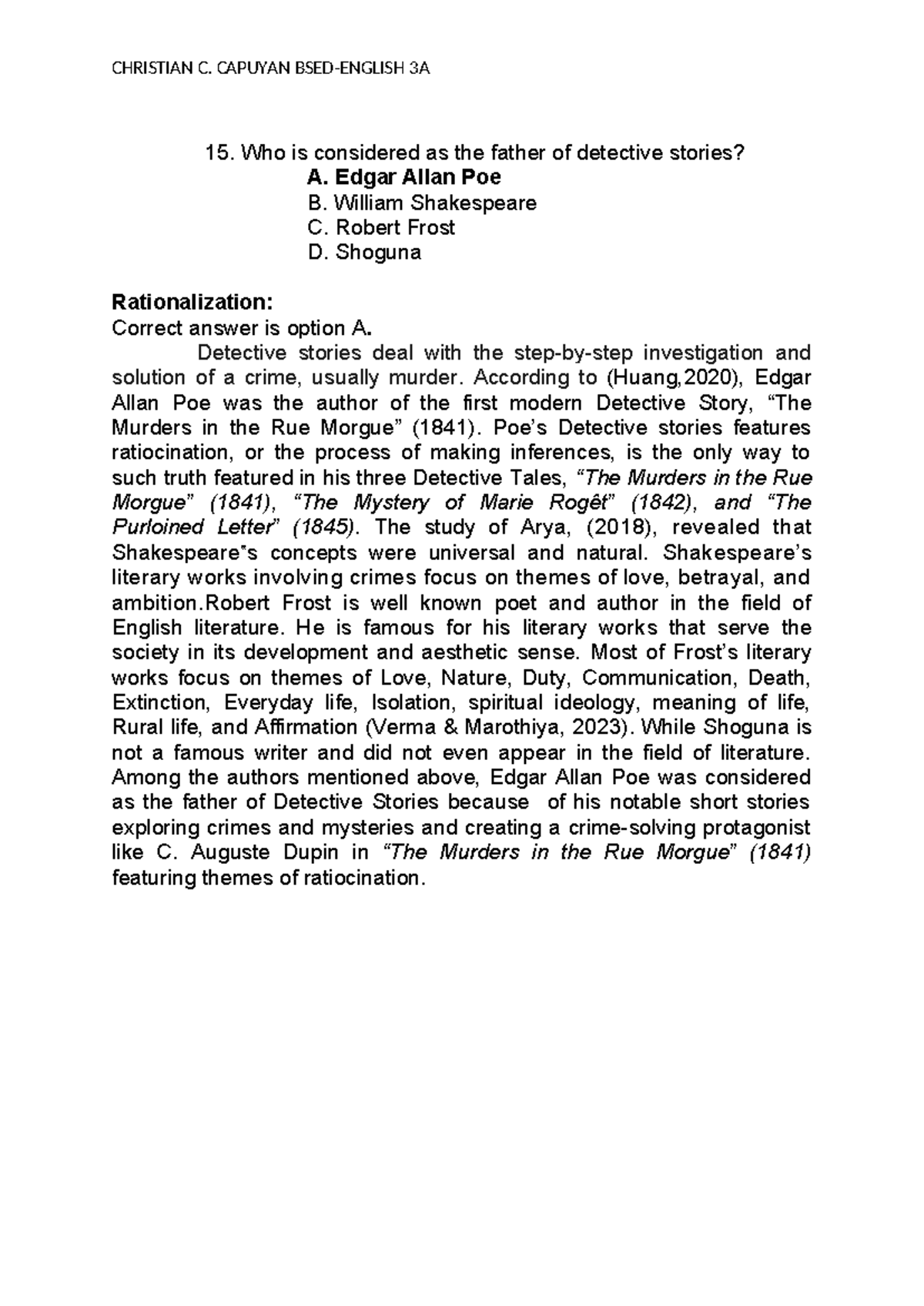 Rationalization-authors - CHRISTIAN C. CAPUYAN BSED-ENGLISH 3A 15. Who ...