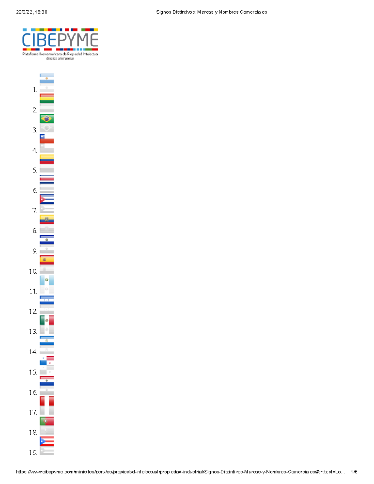 Signos Distintivos Marcas y Nombres Comerciales - 1. 2. 3. 4. 5. 6. 7 ...
