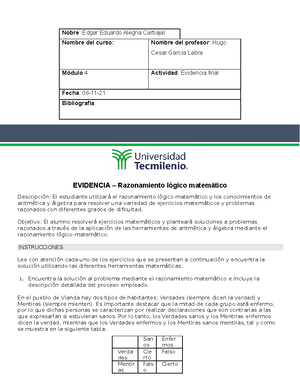 Actividad 4 - razonamiento logico matematico - Conformado de metales ...
