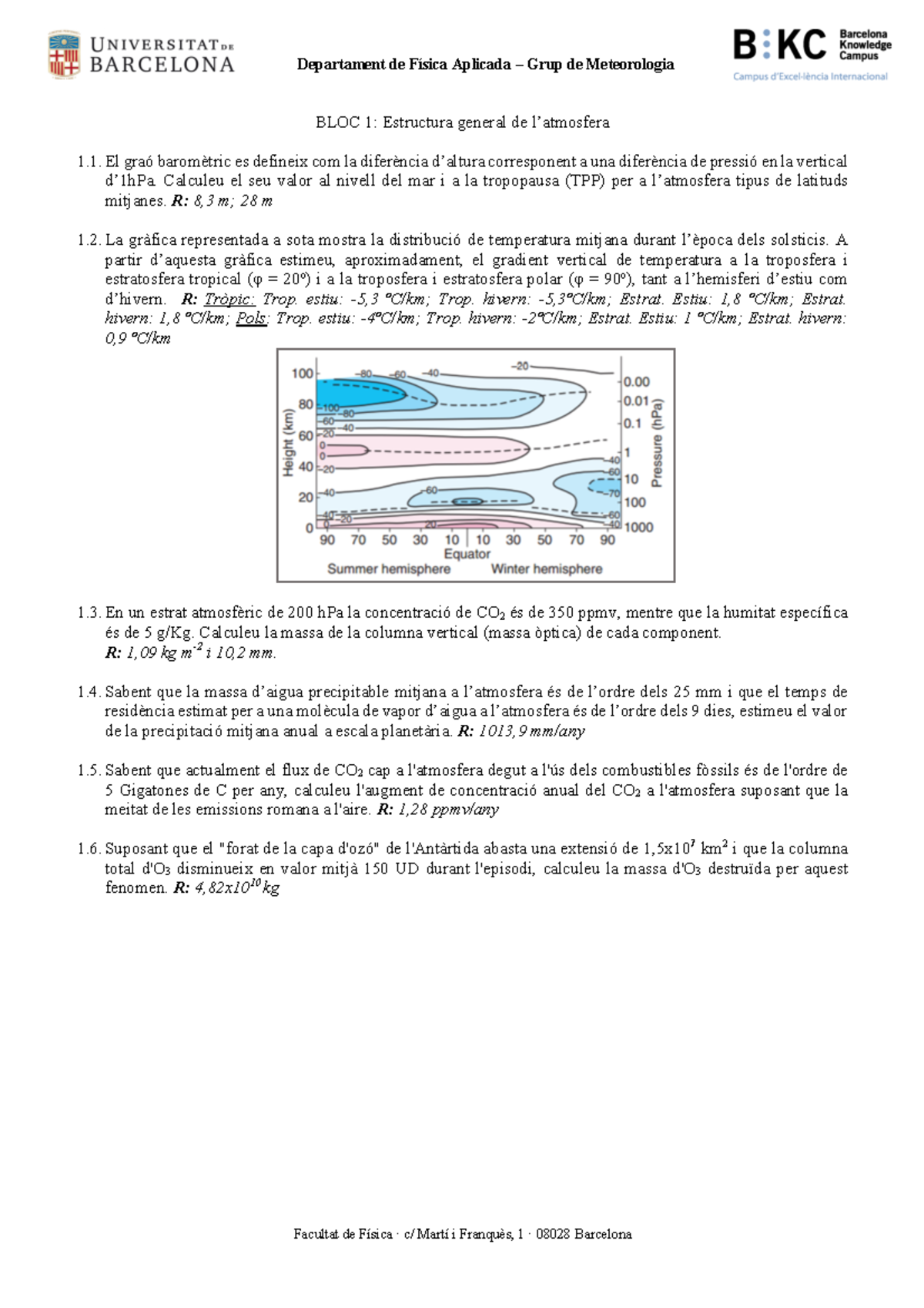 Exercicis Meteo - Warning: TT: undefined function: 32 Warning: Error during font loading: - Studocu