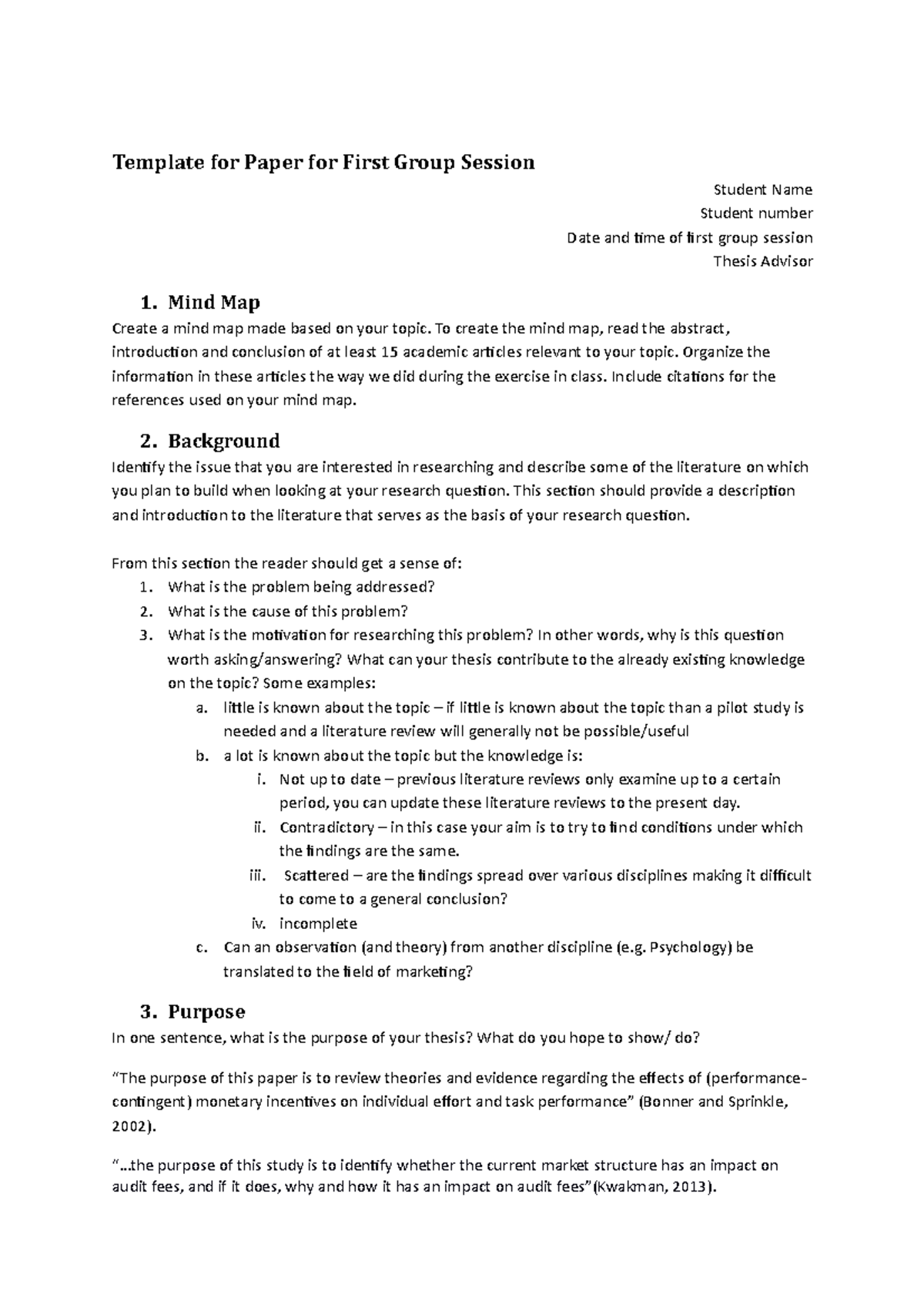 Template for Paper for First Group Meeting 2014-2015 - Template for ...