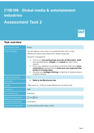 AMB200 CB report Task Instructions - AMB200 Consumer Behaviour ...
