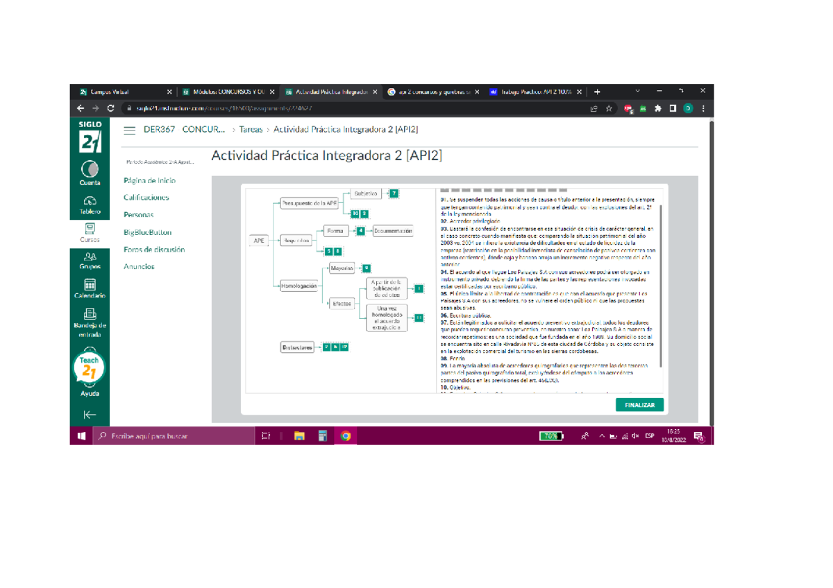 API 2 Cy Q 100% - API 2 Año 2022 Nota 100% - Concursos y Quiebras ...