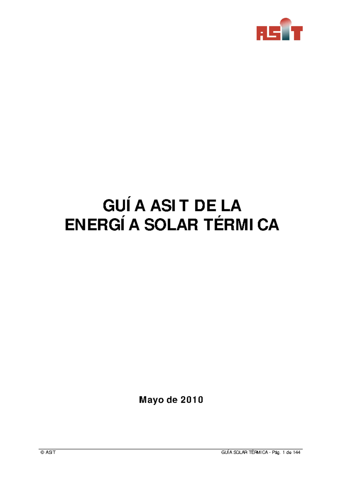 Guia ASIT - GUIA ENERGIA SOLAR - GUÍ A ASI T DE LA ENERGÍ A SOLAR TÉRMI ...