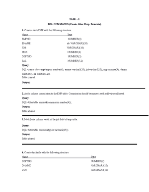 DBMS Prgrms - R22 JNTUH DBMS LAB MANUAL - EXPERIMENT- 1 CONCEPT DESIGN WITH E-R MODEL AIM: To ...