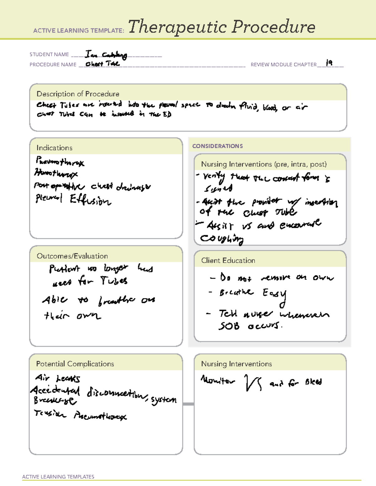 Therapeutic Procedure blank - ACTIVE LEARNING TEMPLATES Therapeutic ...