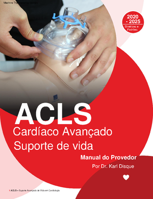 ACLS Advanced Cardiac Life Support Provider Handbook 2020 2025 ...