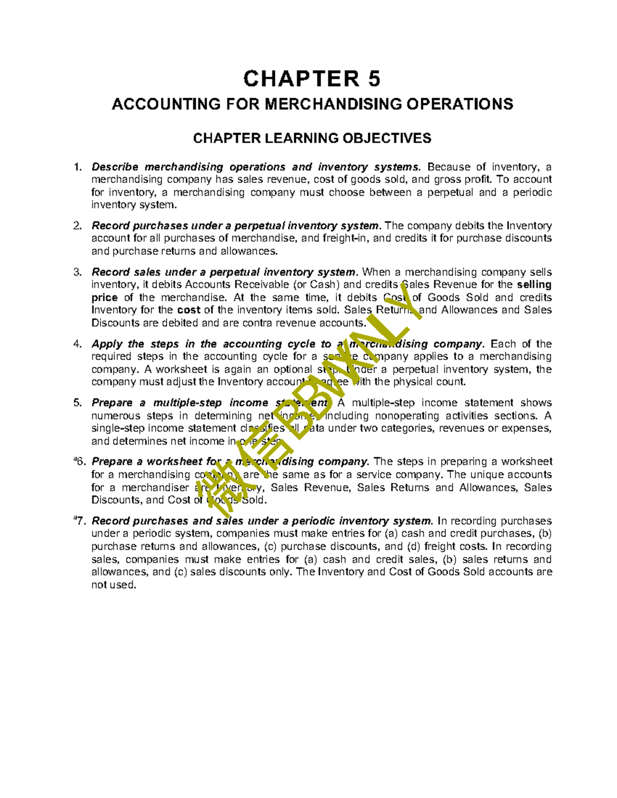 Accounting principles 14th edition by weygandt tb 458 - CHAPTER 5 ...