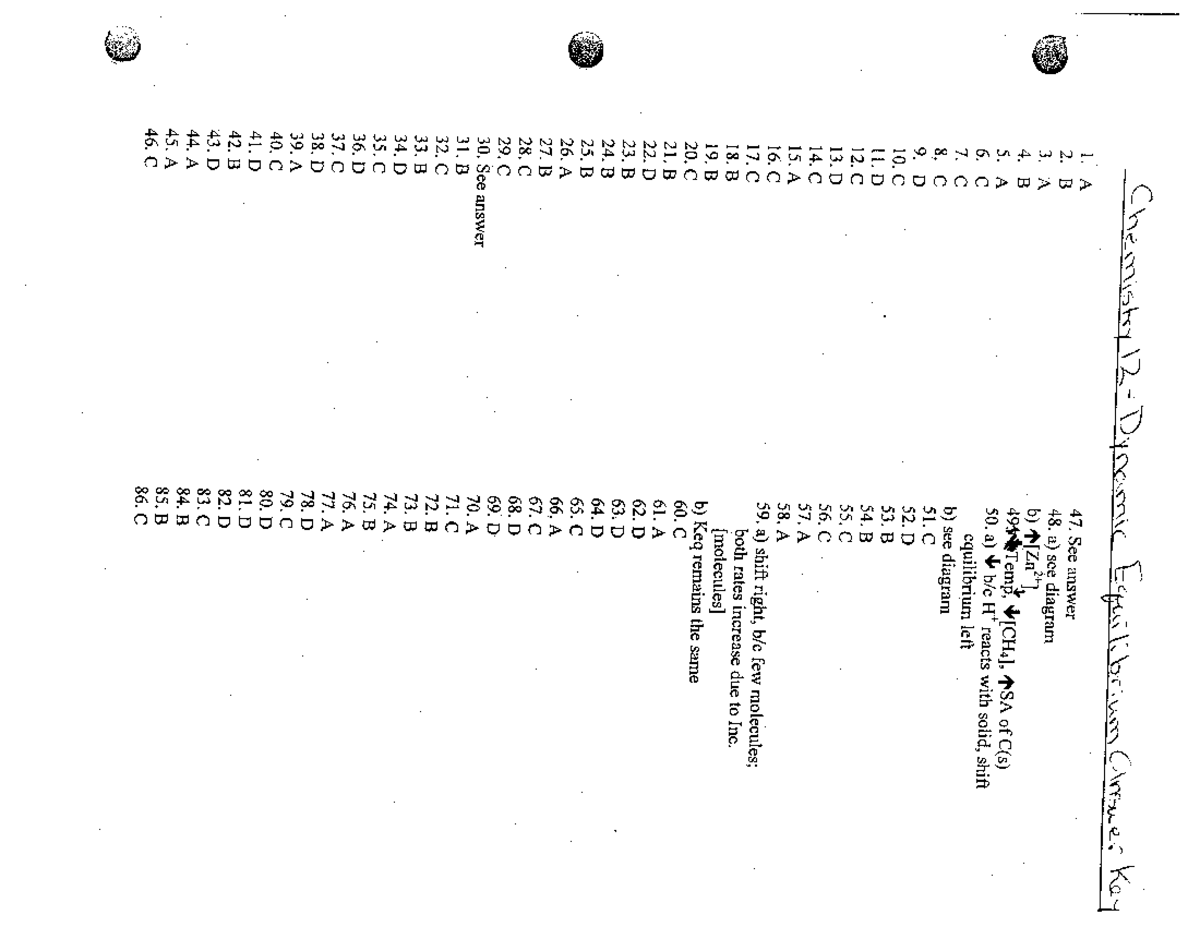 Unit-2 - study notes chemistry - sch4u - Studocu