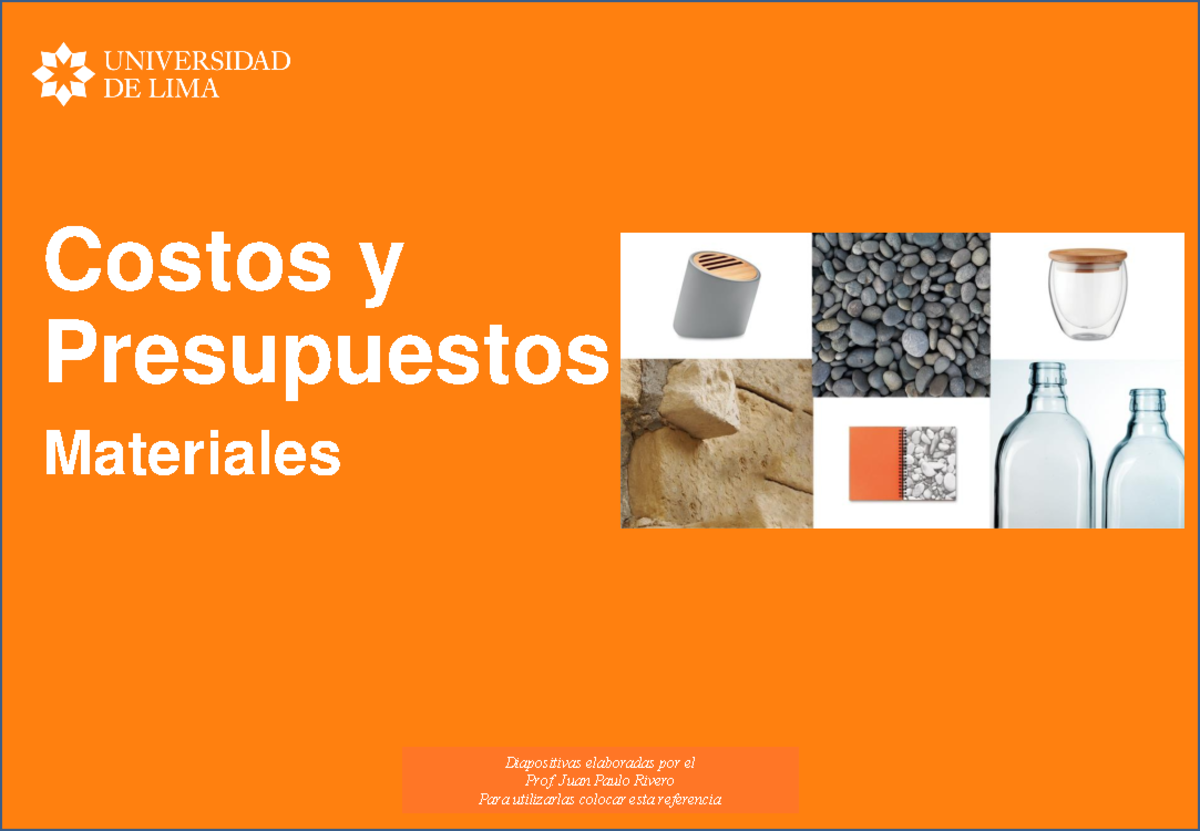 3. Costeo Y Control DE Materiales - 03/09/20233/09/20233/09/2023 111 ...