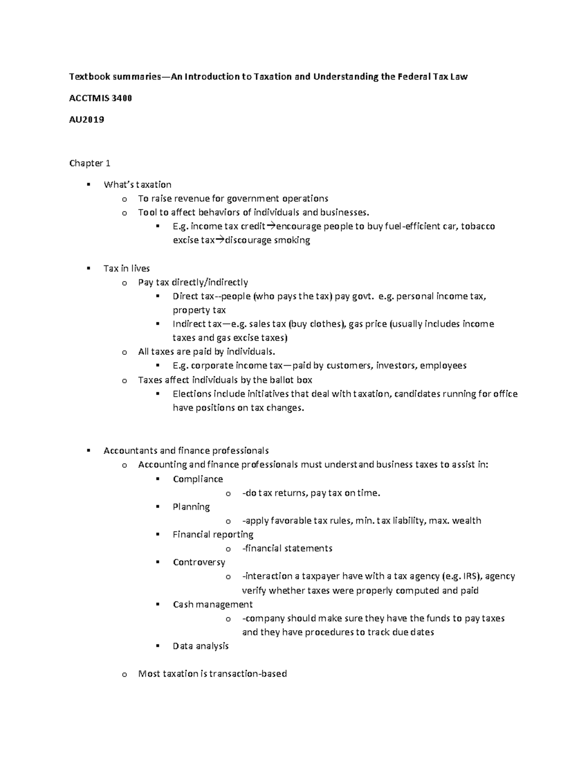 Textbook summaries-Ch. 1 - Warning: TT: undefined function: 32 Warning: TT: undefined function ...
