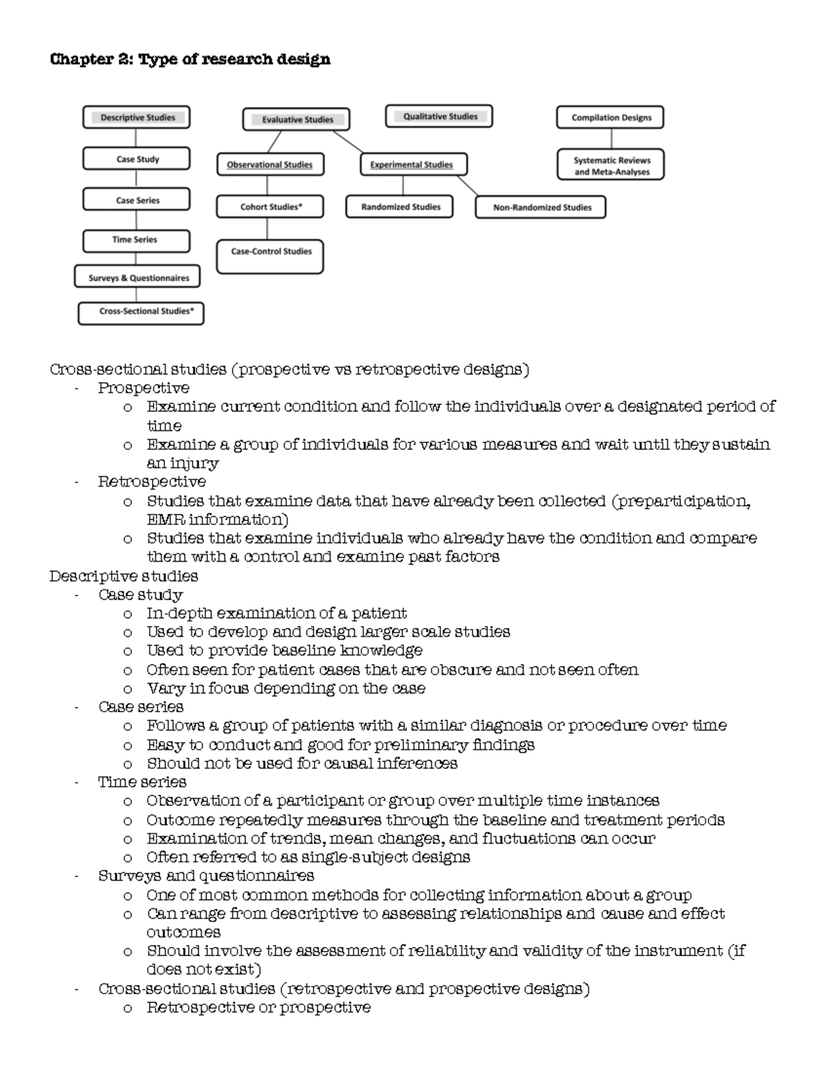 Chapter 2 - type of research design - Chapter 2: Type of research ...