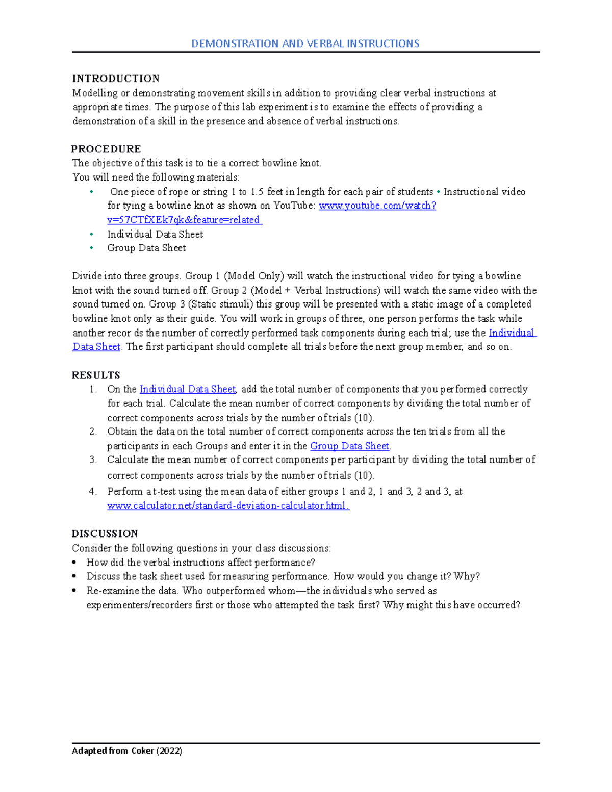 Modeling and Verbal - This is a prac used in this course, uploaded for ...