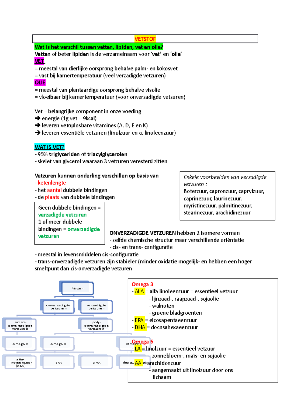 Vetstof - VETSTOF Wat is het verschil tussen vetten, lipiden, vet en ...