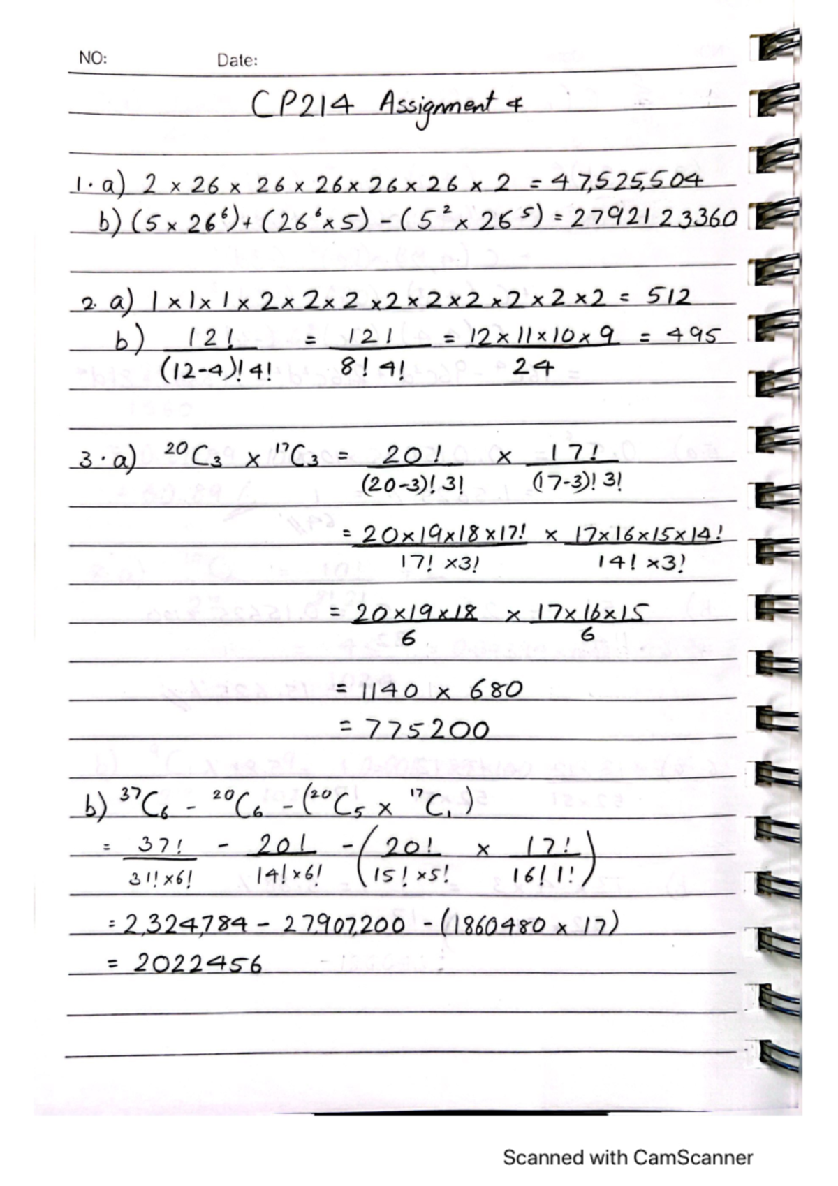 CP214 - A4 - Assignment 4 solutions - CP214 - Studocu