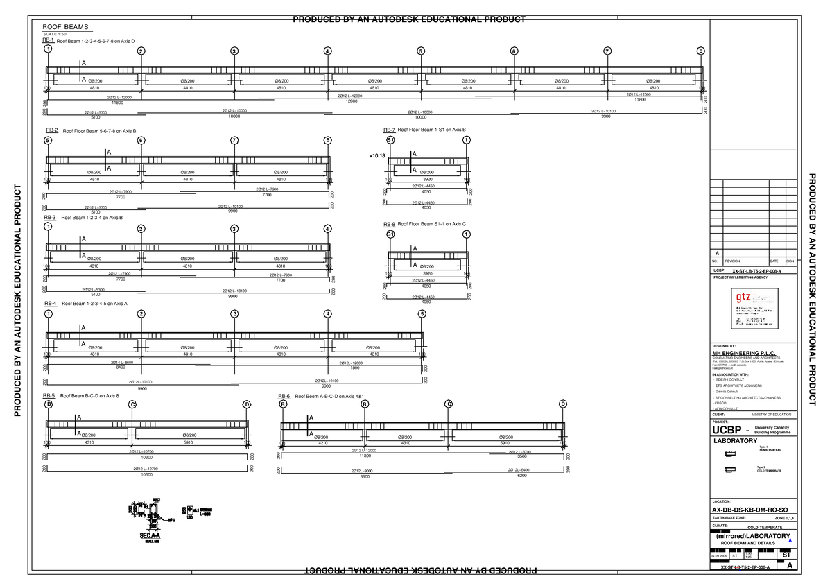 XX ST LA T5 2 EP 008 A - Reference - A A A A A A A A D C D C Roof Beam ...