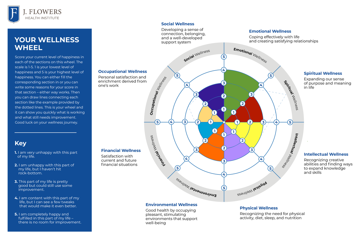 Wellness Wheel- JF Health Institute - Coping effectively with life and ...