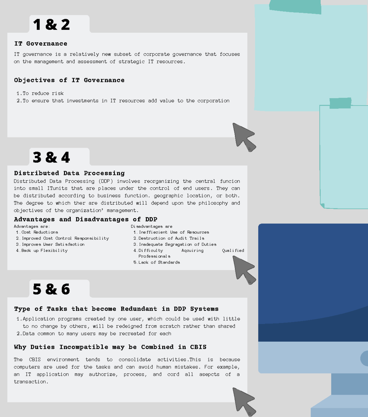 Chapter 2 Infographic - Audit CIS - 1 & 2 IT Governance IT governance ...