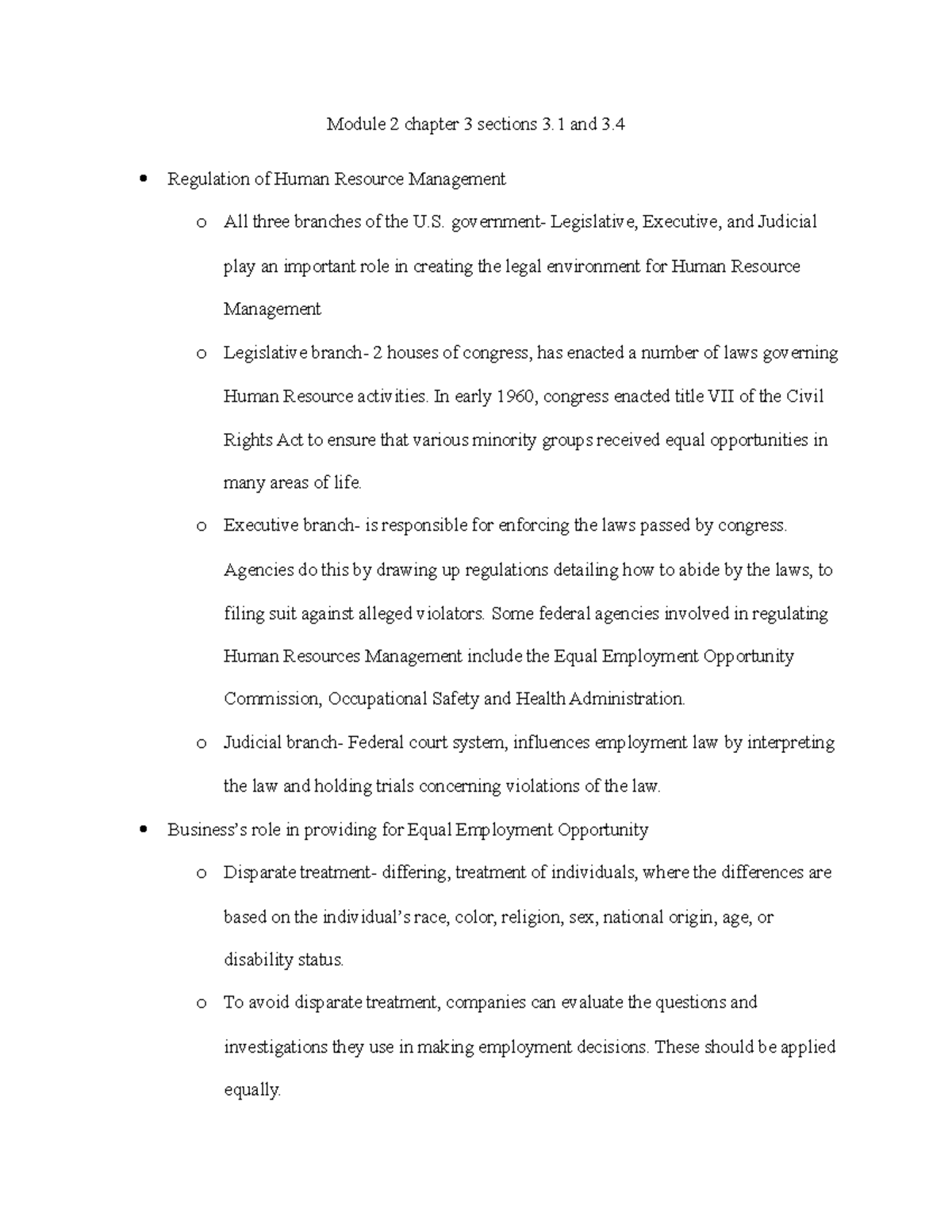 Module 2 chapter 3 sections 3 - Module 2 chapter 3 sections 3 and 3. Regulation of Human ...