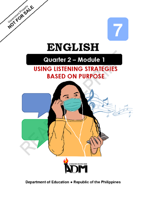 English 7 Q2 Module 3 - NONE - English – Grade 7 Alternative Delivery ...