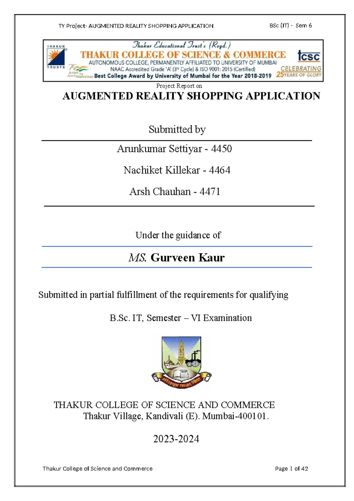 Group 301 Augmented reality shopping app 44 - TY Project- AUGMENTED ...