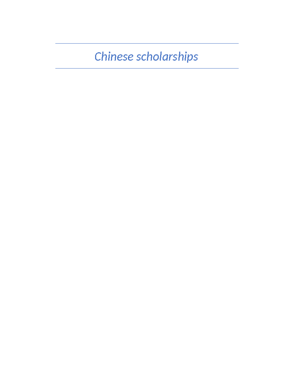 Chinese scholarships - The China Scholarship Council (hereinafter ...
