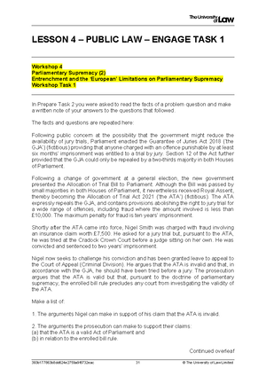 Lesson 2 - Public LAW - PREP TASK - LESSON 2 - PUBLIC LAW - PREP TASK ...