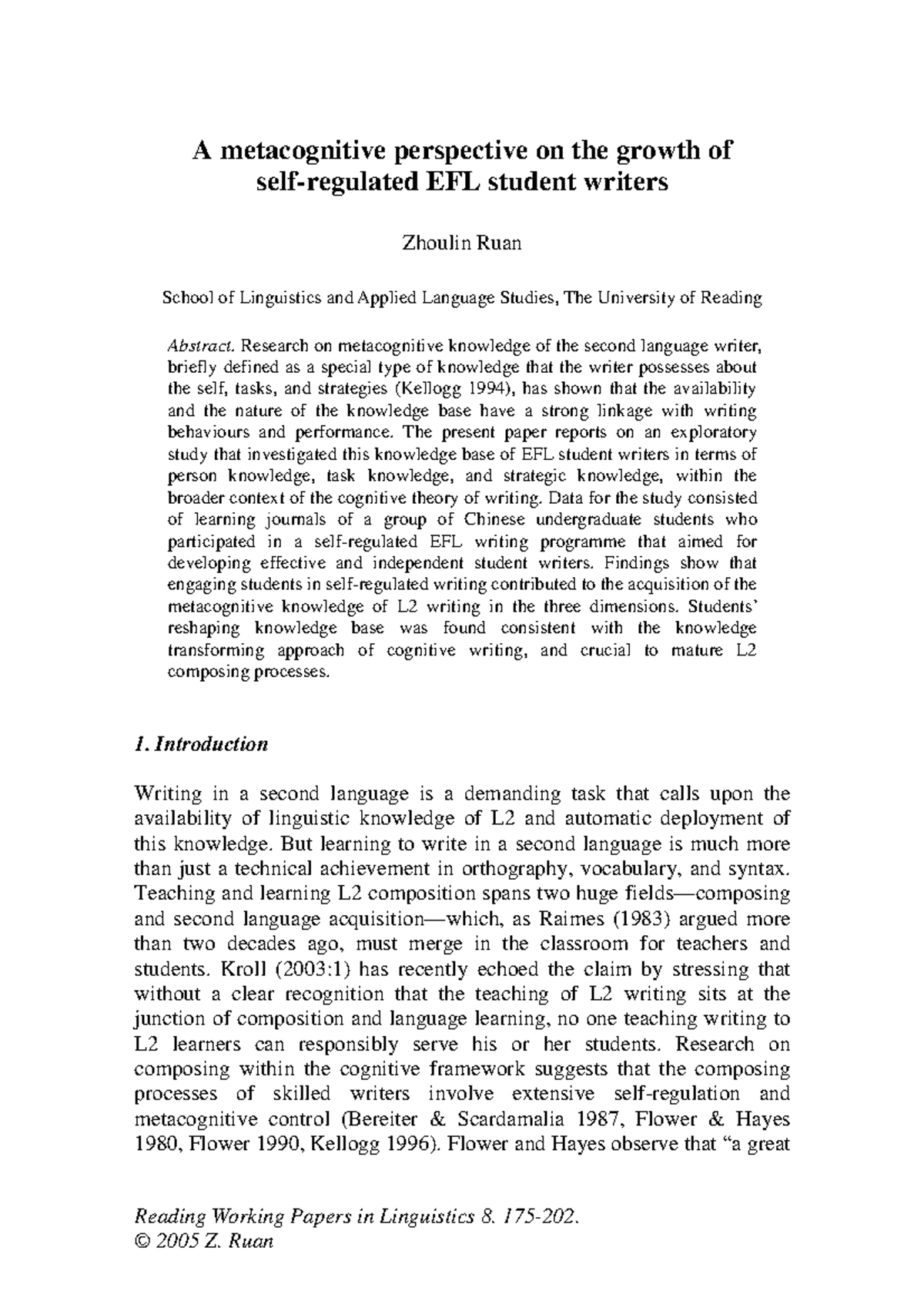 Microsoft Word - Ruan.doc.pdf English RES - Reading Working Papers in ...