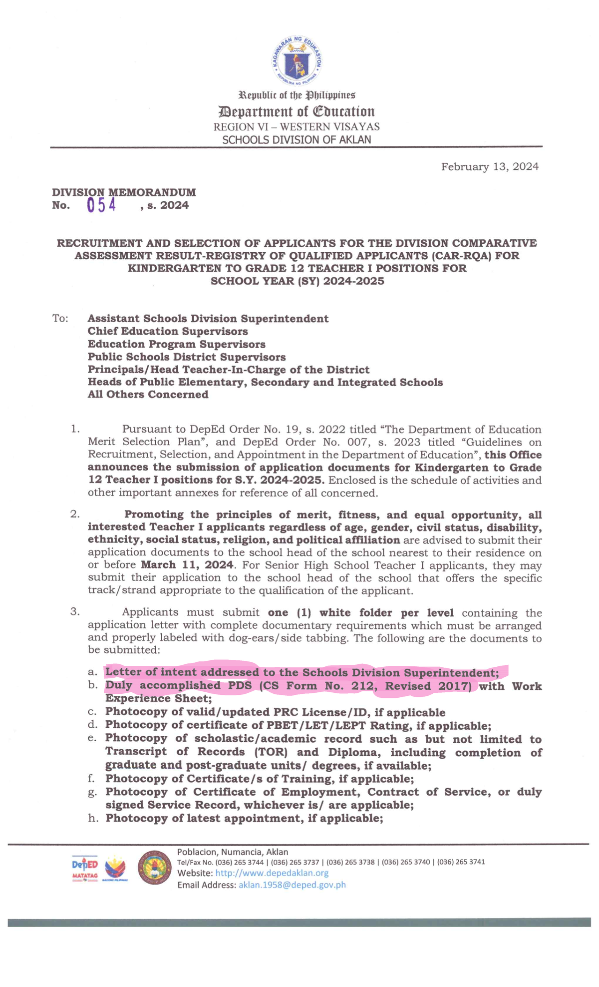 Deped MEMO - SDF - culture and arts education - Studocu