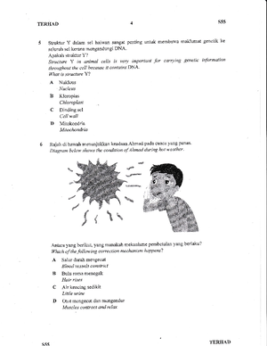 UASA F2 2022 v - uasa form 2 science - I TERIIAD 10 s Rajah di bawah ...