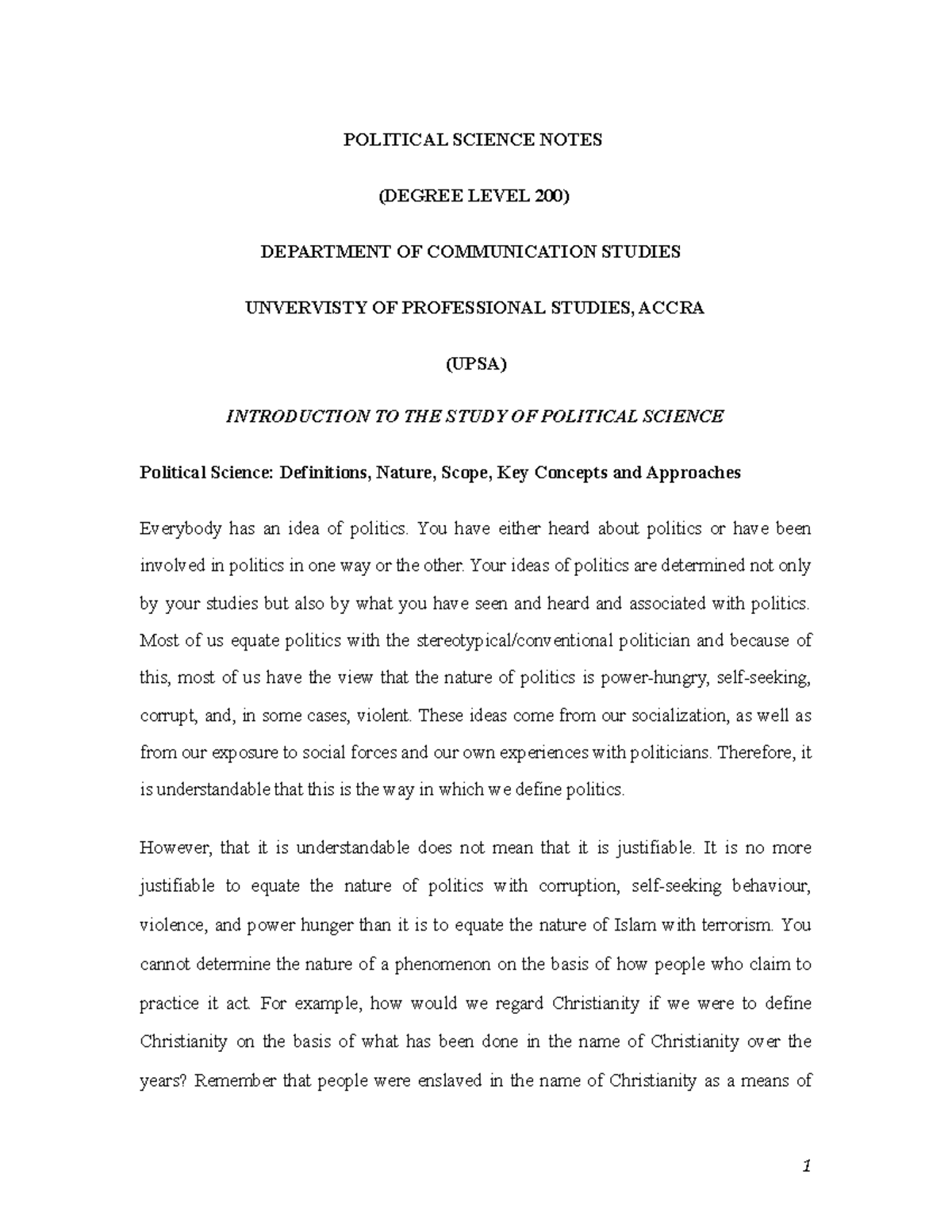 Applied Political Science-Lecture Notes, Democracy - POLITICAL SCIENCE ...