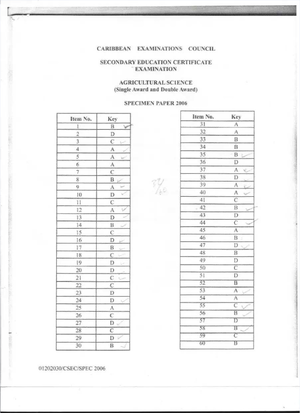 CSEC Technical Drawing June 2023 P2 - TEST CODE 01347022 FORM TP ...