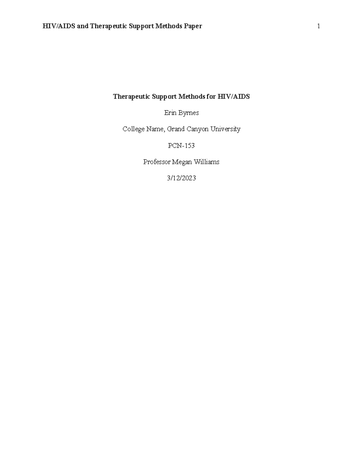 Writing Center Style Apa 7th Edition Template Without Abstract 33