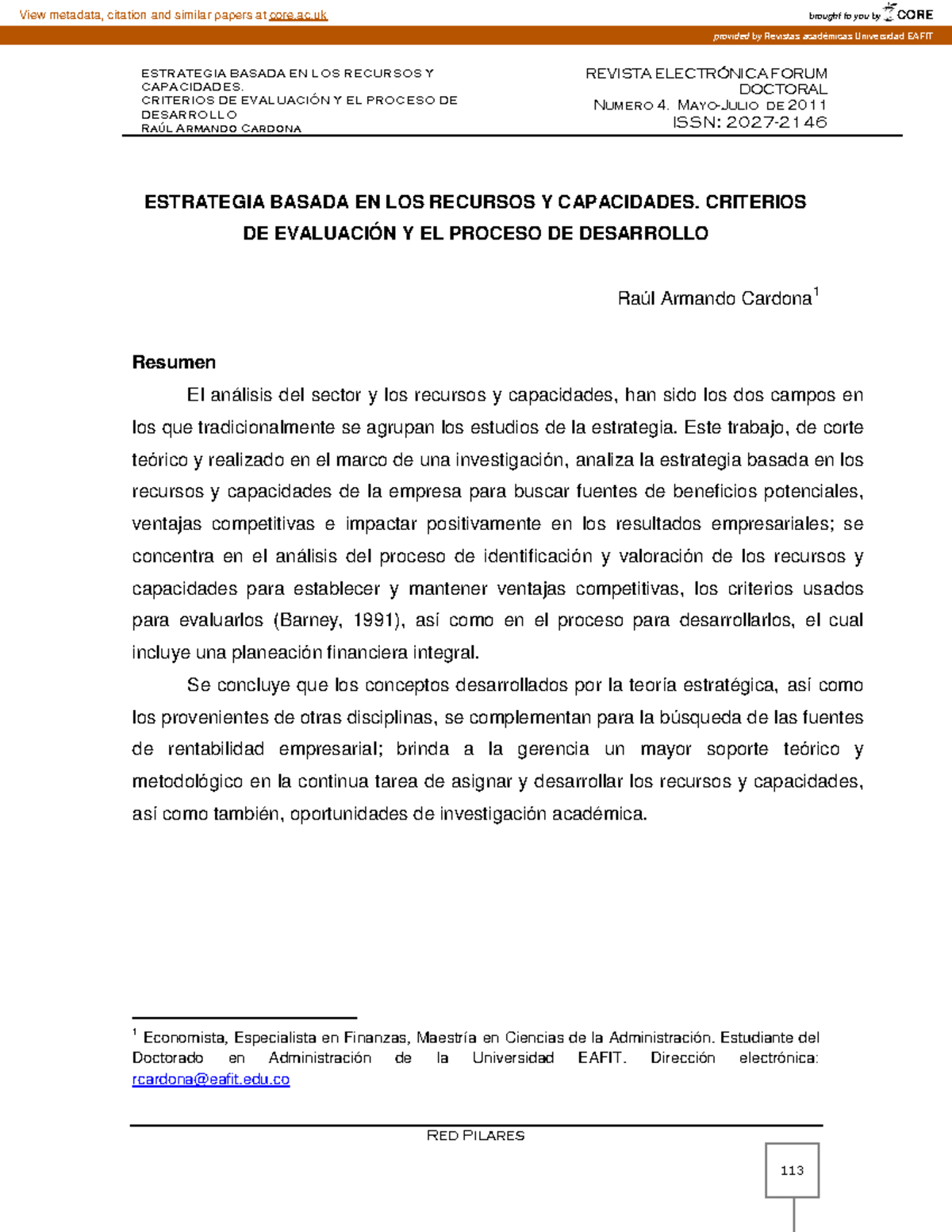290653867 - weqwe - ESTRATEGIA BASADA EN LOS RECURSOS YCAPACIDADES ...