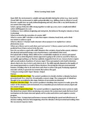 Skill Classification-Chapter 1 - Using Skill Classification Systems Activity 1: Turning a Double ...