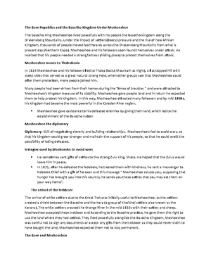 [Solved] Causes and effects of the pass law act in south Africa - Early ...