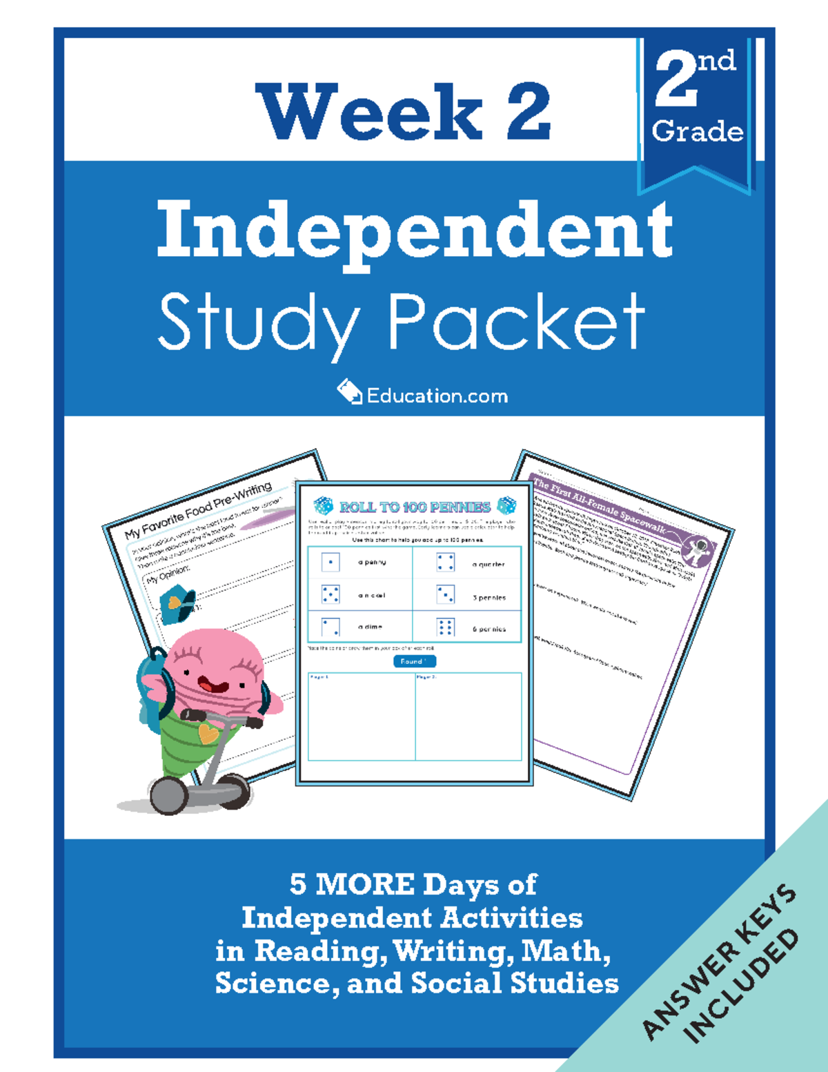 Independent-study-packet-2nd-grade-week-2 105632 - 5 MORE Days of ...