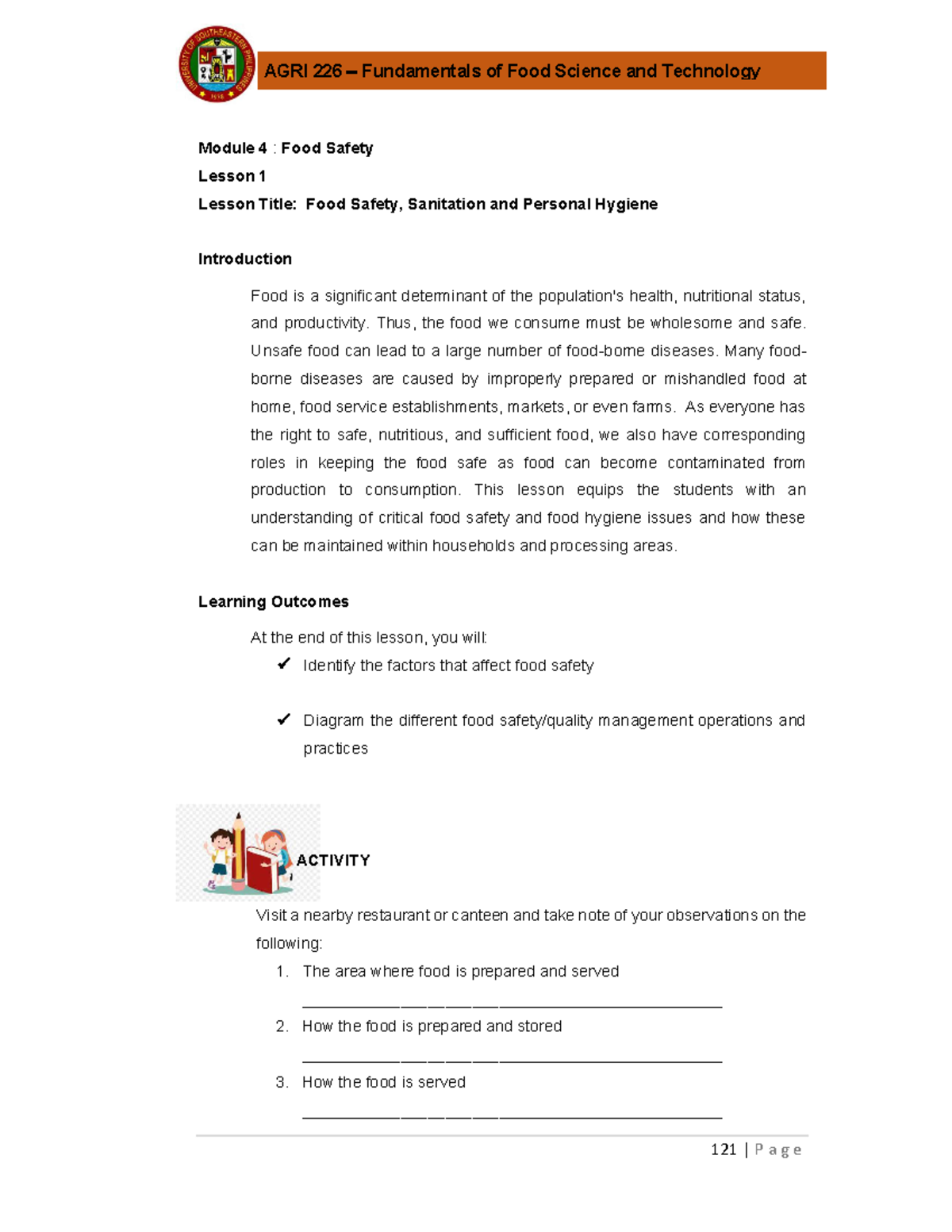 Module 4 Food Safety 4ab7242c5f640c19ffe63847 ed9d968d - Module 4 ...