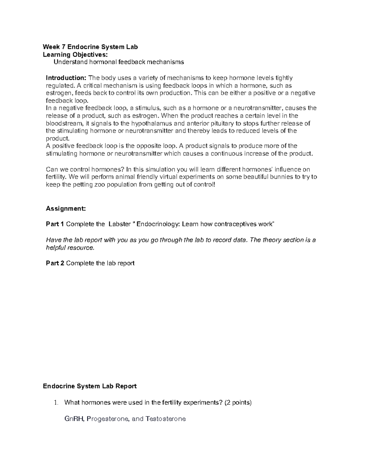 Final LABS BIO252 Online Labs BIOS252 Week 7 Lab Report Endocrine ...